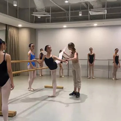 Technique Class with SBA Students 2023 – Claresta Alim ballet coaching